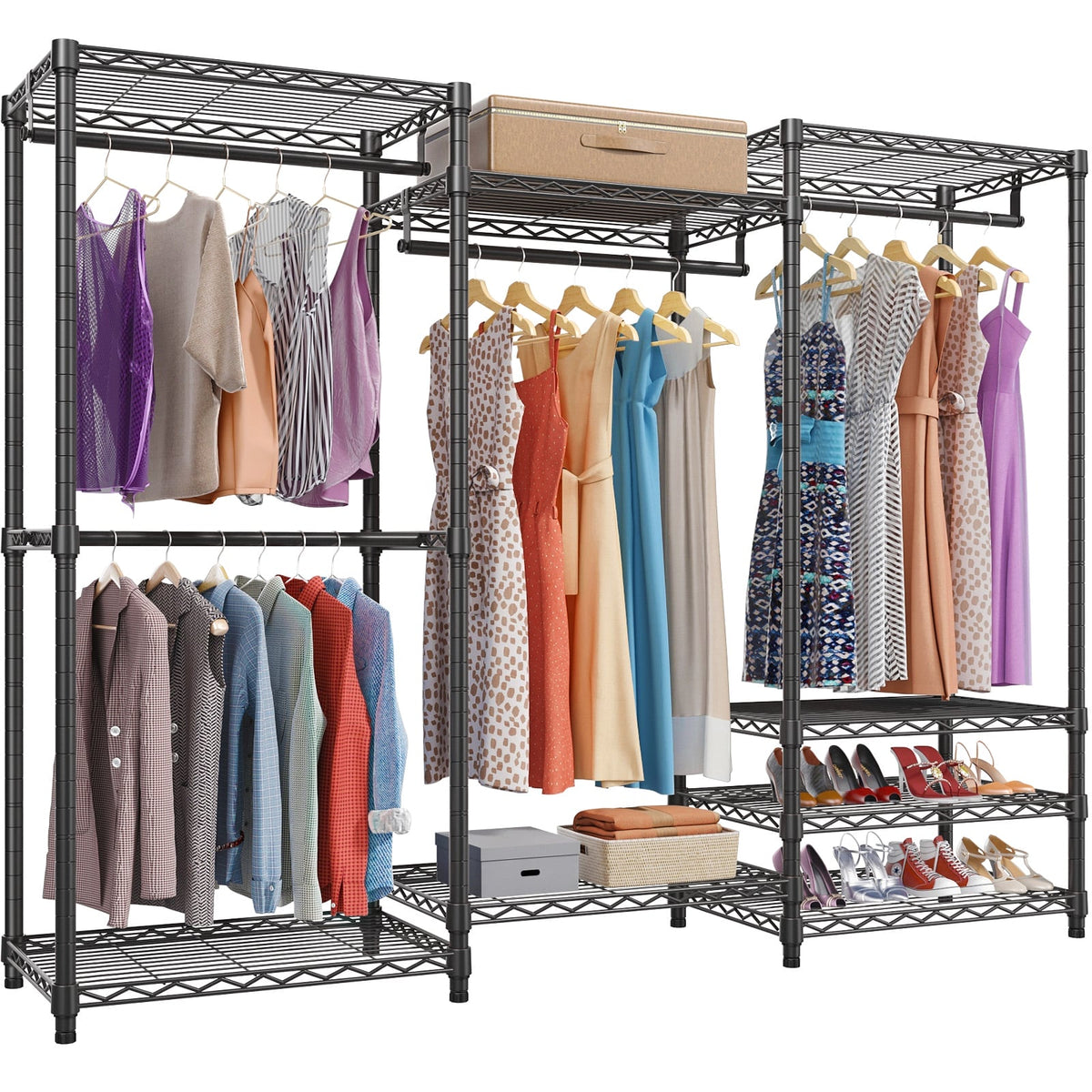 Sturdy Clothes Rack - Maximize Your Closet Space with Durable Garment ...